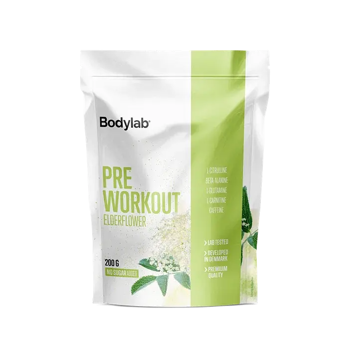Bodylab Pre Workout - elderflower, 200g - Bodylab Energi - 158,95