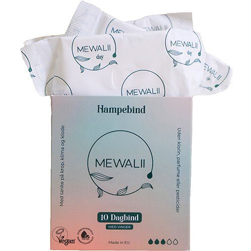 Mewalii hamp dagbind 10 stk. m. vinger, 1pk. - Andre varer - 40,00